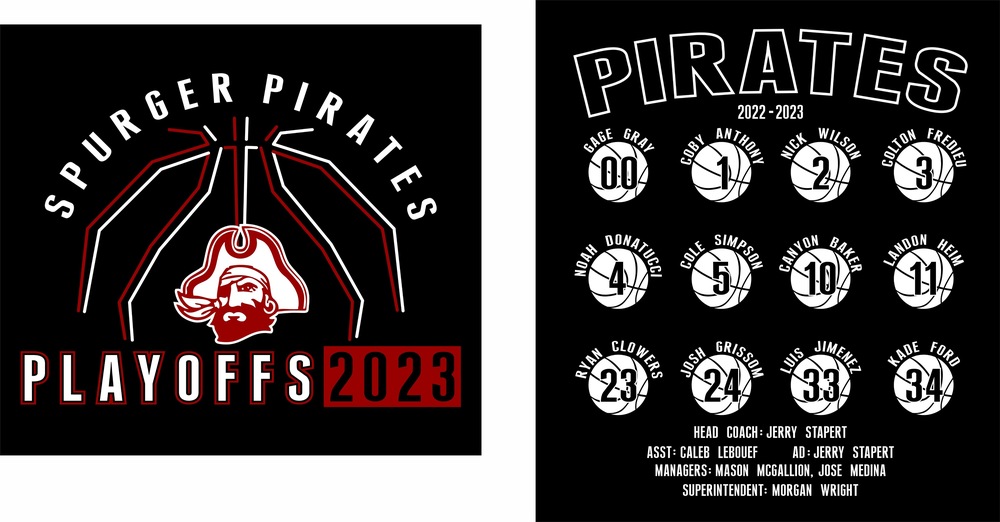 Varsity Boys Playoff Shirts | Spurger ISD